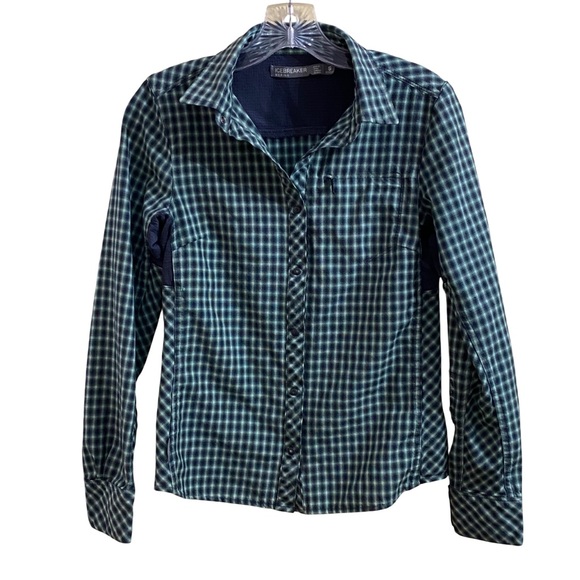 Icebreaker | Tops | Icebreaker Merino Wool Blue Plaid Button Down Shirt ...